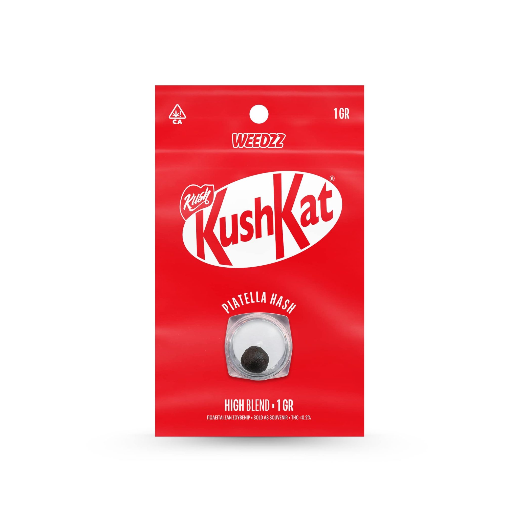 Weedzz High Blend Piatella Hash Kush Kat 1gr – Cannabis Inc